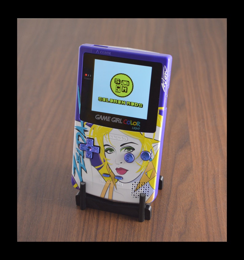 Princess Zelda Nintendo Game Girl Color (GBC) Purple - Funnyplaying ...