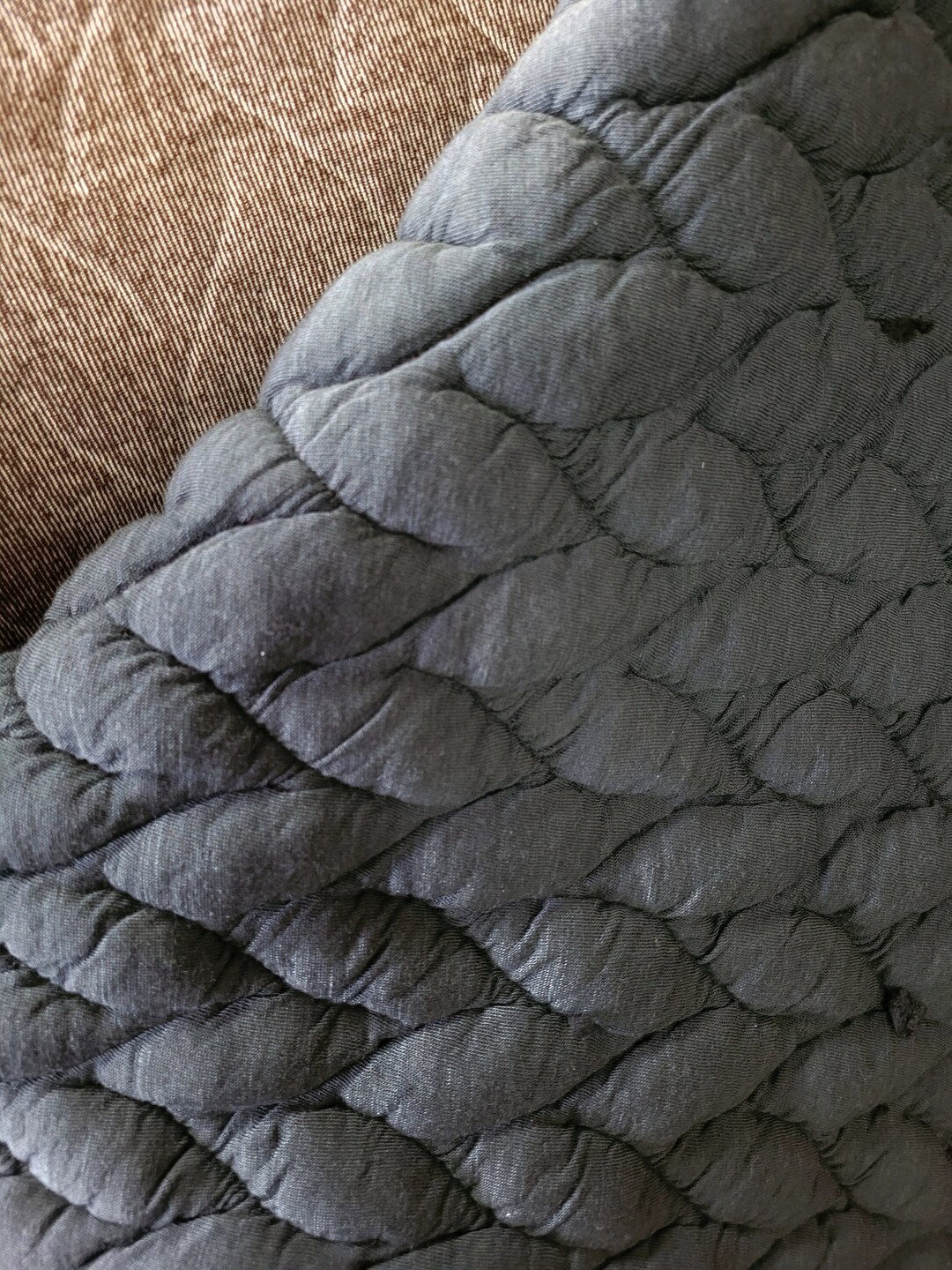 Kvadrat Febrik Big Braid Graphite Fabric by the Yard - Etsy
