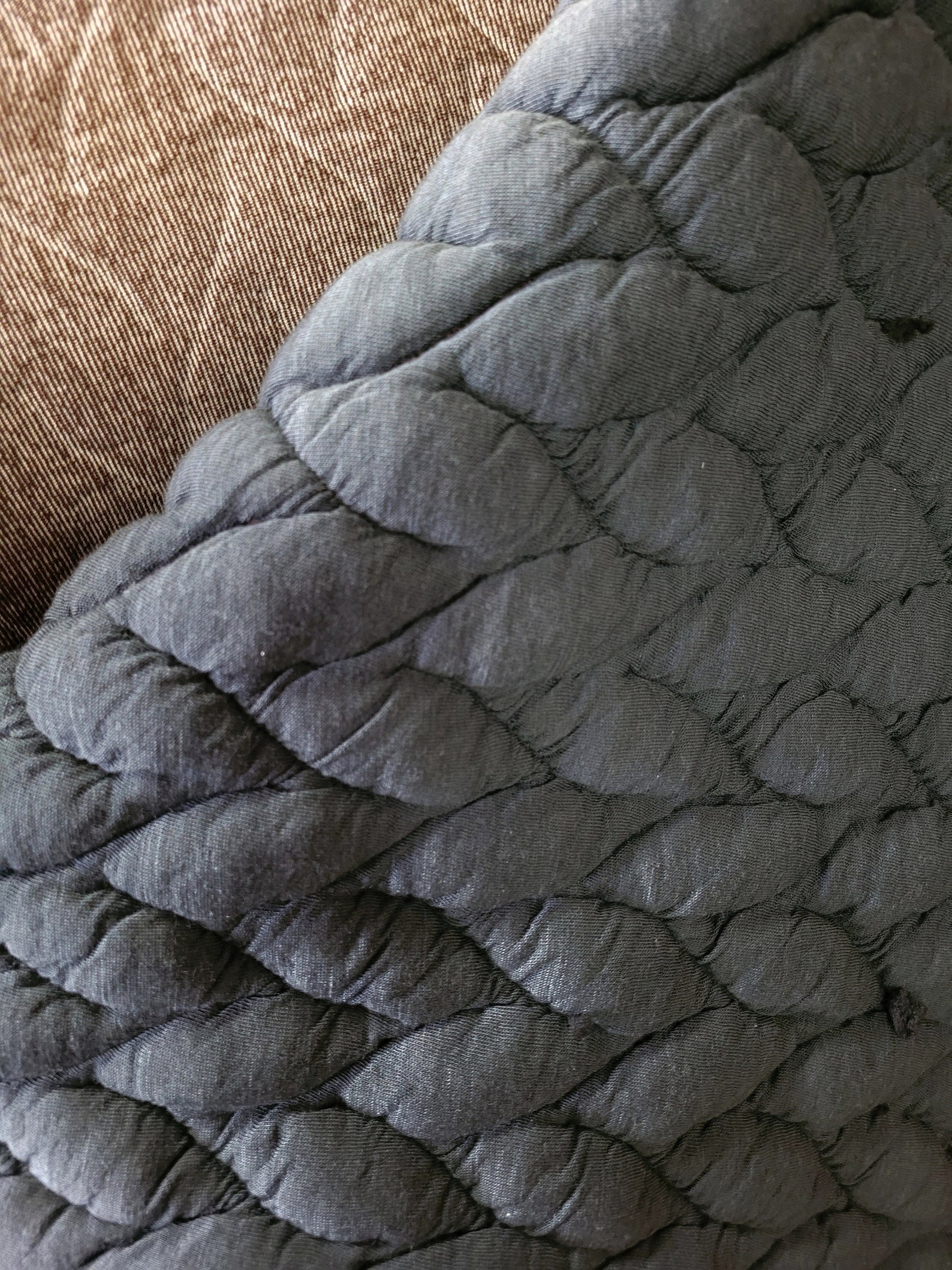 Kvadrat Febrik Big Braid Graphite Fabric by the Yard - Etsy