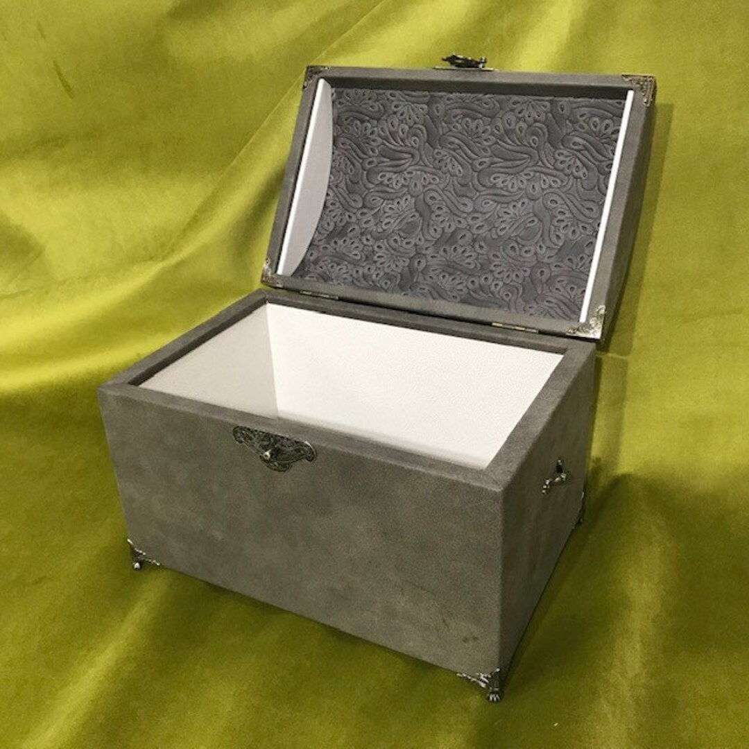 Leather Lock Chest - Etsy