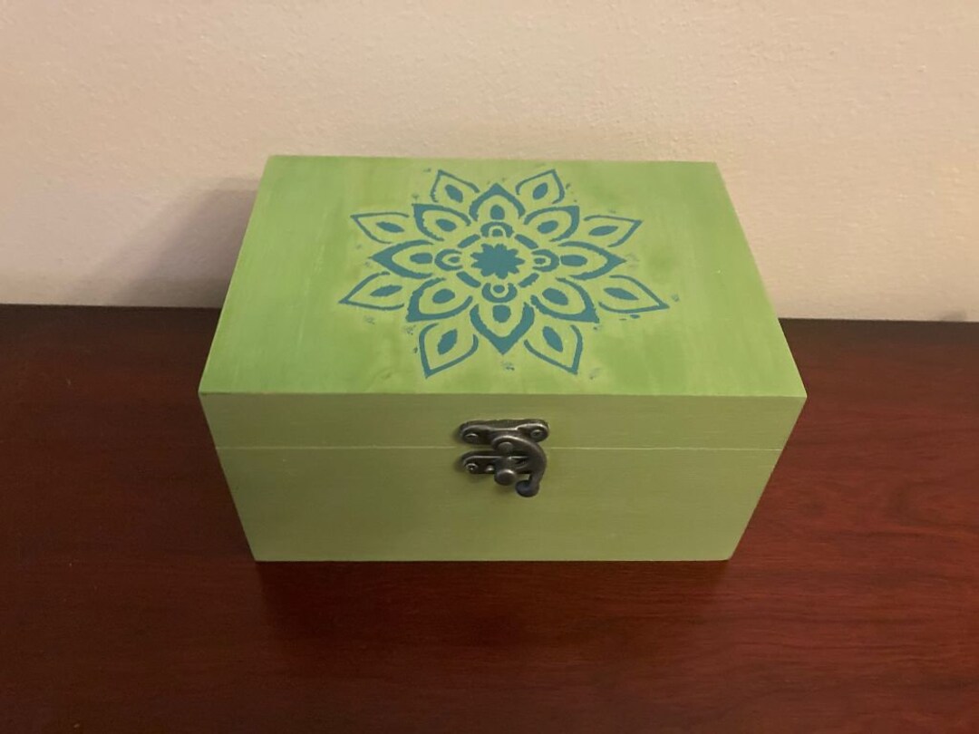 Green Jewelry Box - Etsy
