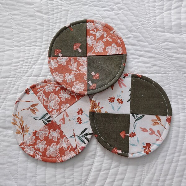 Fabric Coasters - Etsy