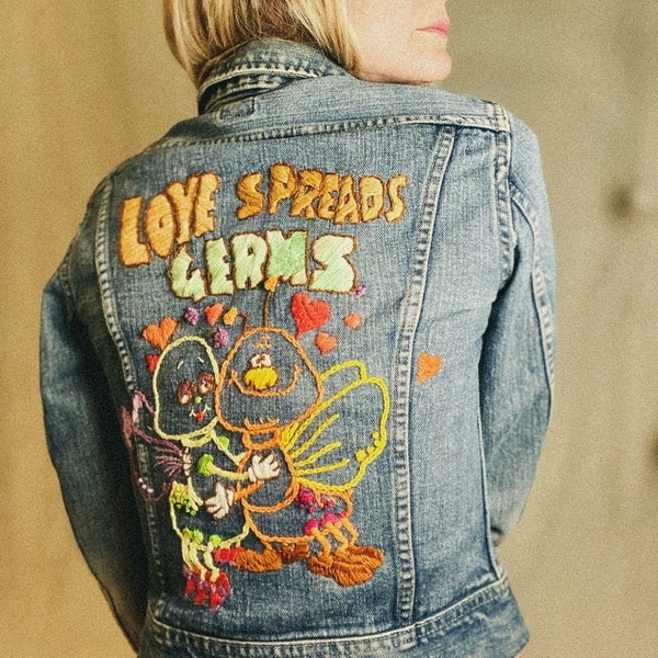 Embroidered Jacket - Etsy