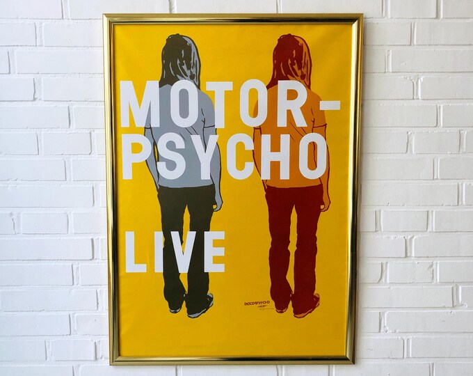 Original Promo Poster MOTORPSYCHO LIVE, Concert Poster 2005, Black Hole ...