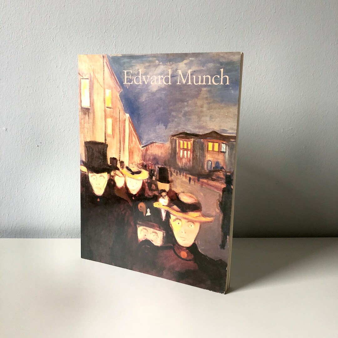Vintage "evard Munch" Book, 1988, Illustrated Book, Art Book ...