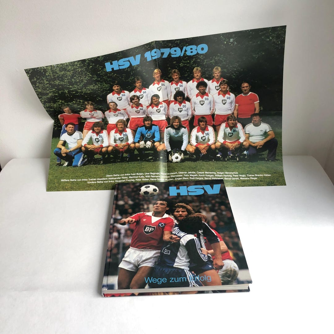Vintage Book "hsv - Paths to Success" With Poster 1979/80, Gerhard ...
