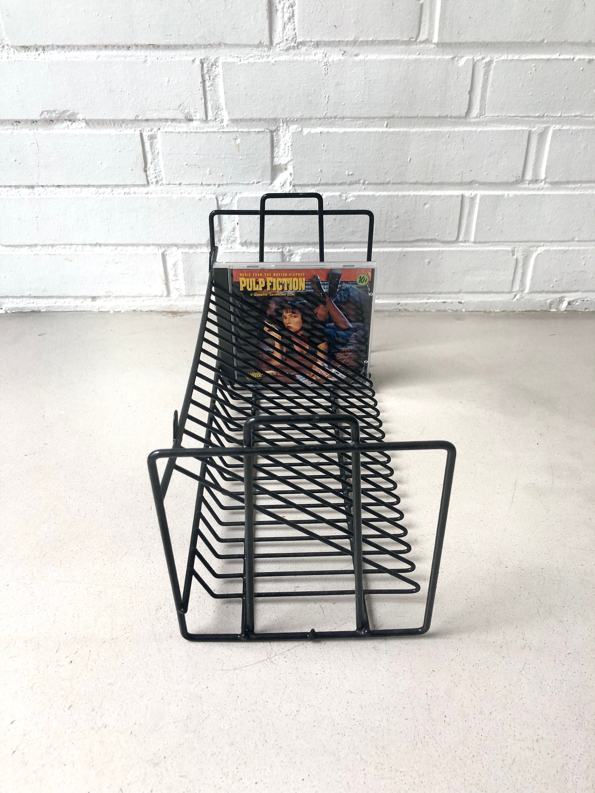Vintage CD Shelf CD Stand Shelf 80s Metal CD Rack Vintage - Etsy