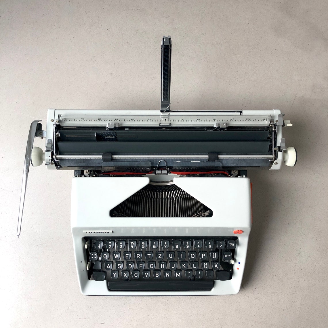 Vintage Typewriter, Olympia Wilhelmshaven, Portable Typewriter With ...