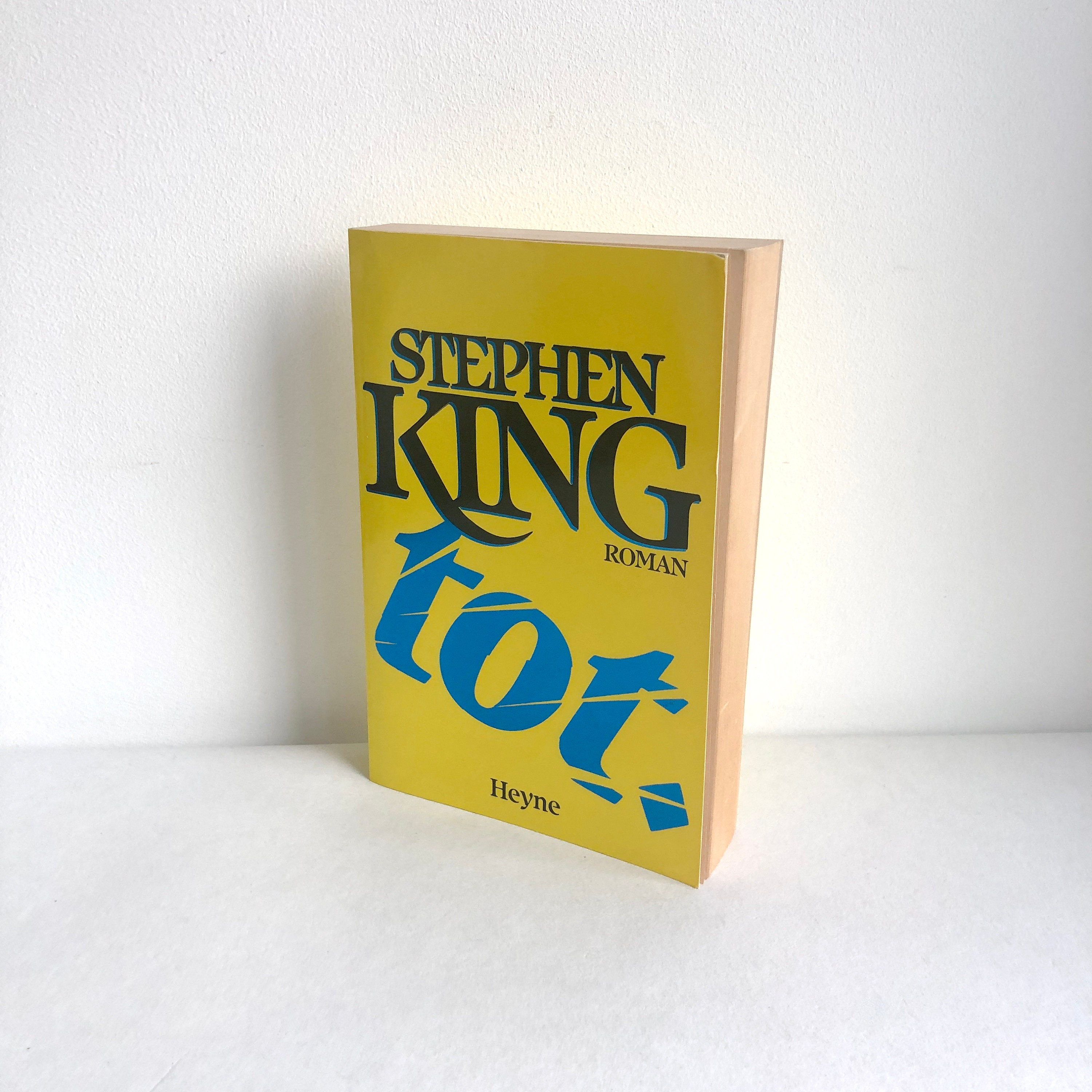 Vintage Book Stephen King "dead.", Novel, Heyne, German First Published ...