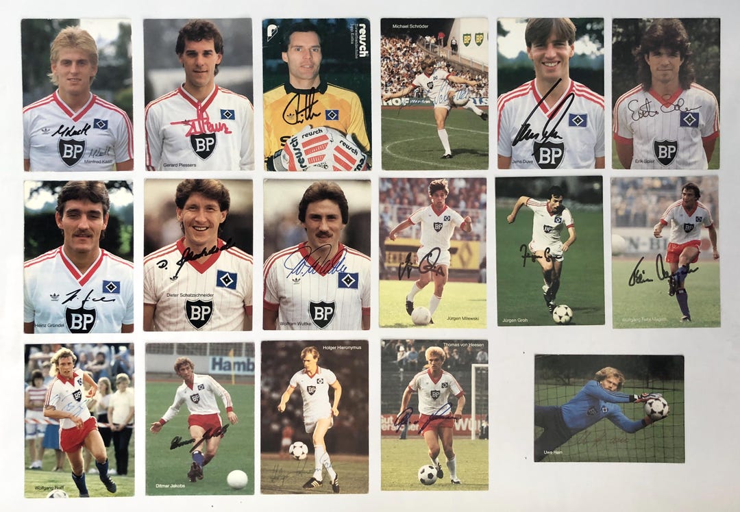 HSV Autograph Collection From the 80s, Original HSV Signatures, HSV ...