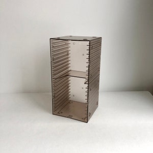 Vintage CD Shelf wittner, CD Stand, Plastic 80s, Box Plexi, Record ...