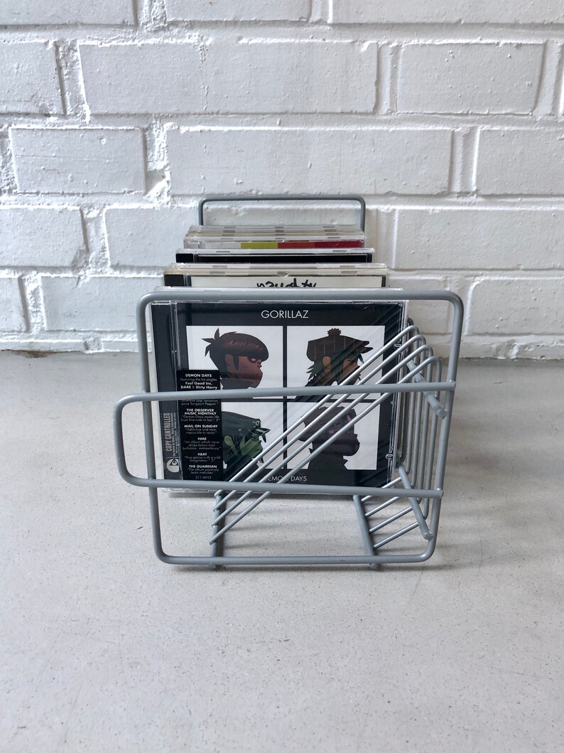 Vintage CD Shelf CD Stand Shelf 80s CD Frame Metal Vintage - Etsy