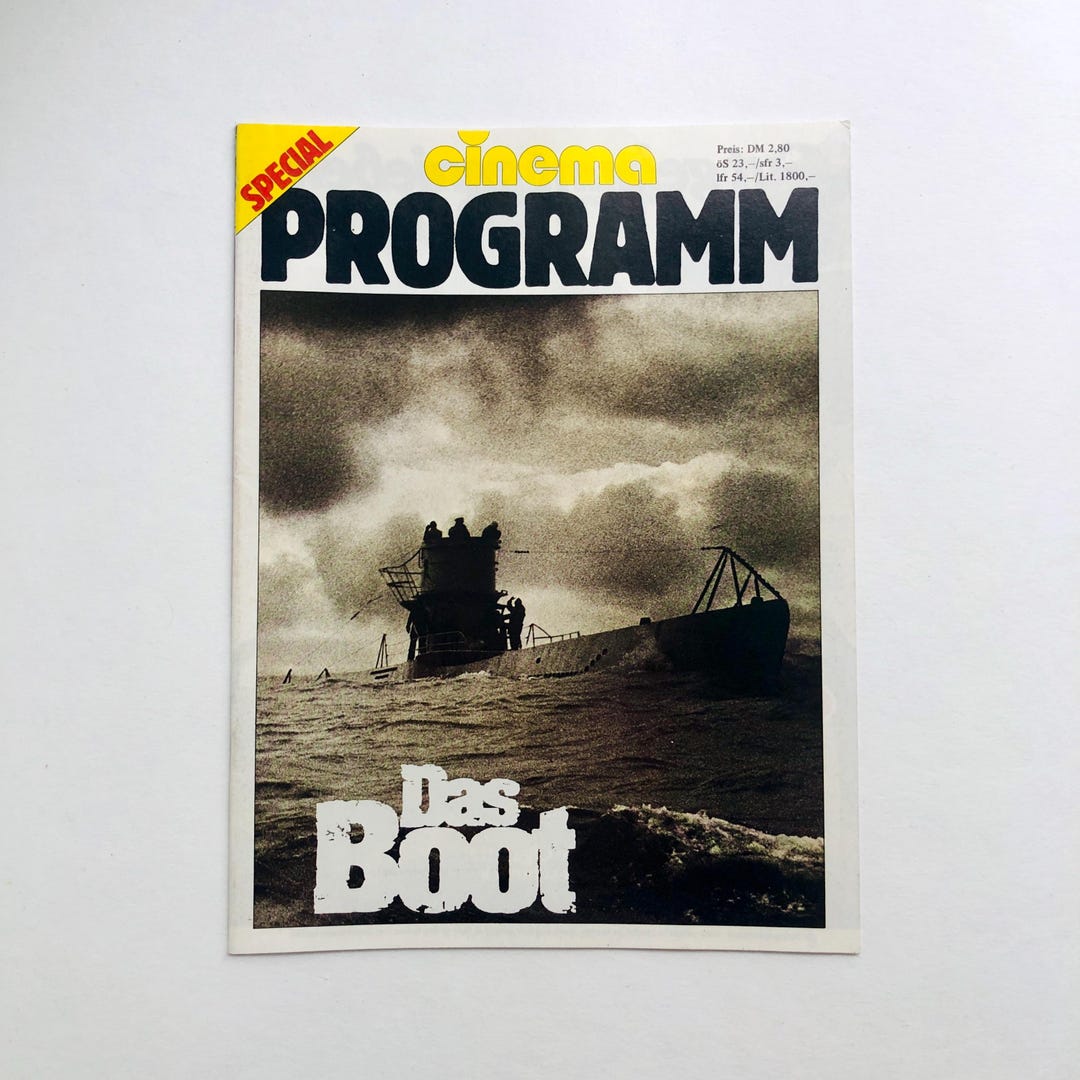 CINEMA Special Issue "das Boot", Film Special Kino Magazin 1981 ...