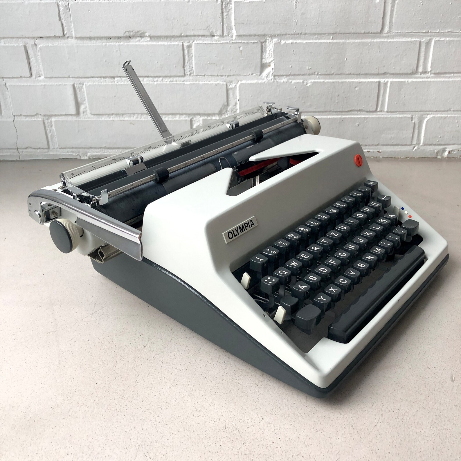 Vintage Typewriter, Olympia Wilhelmshaven, Portable Typewriter With ...