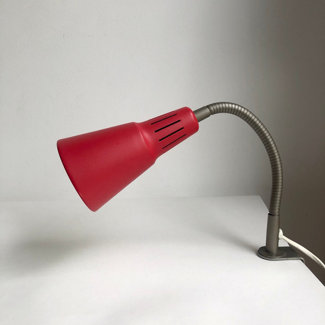 Vintage Work Light, 90s IKEA Clamp Light, Kvart V0401, Articulated Lamp ...