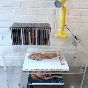 Vintage CD Shelf wittner, CD Stand, Plastic 80s, Box Plexi, Record ...