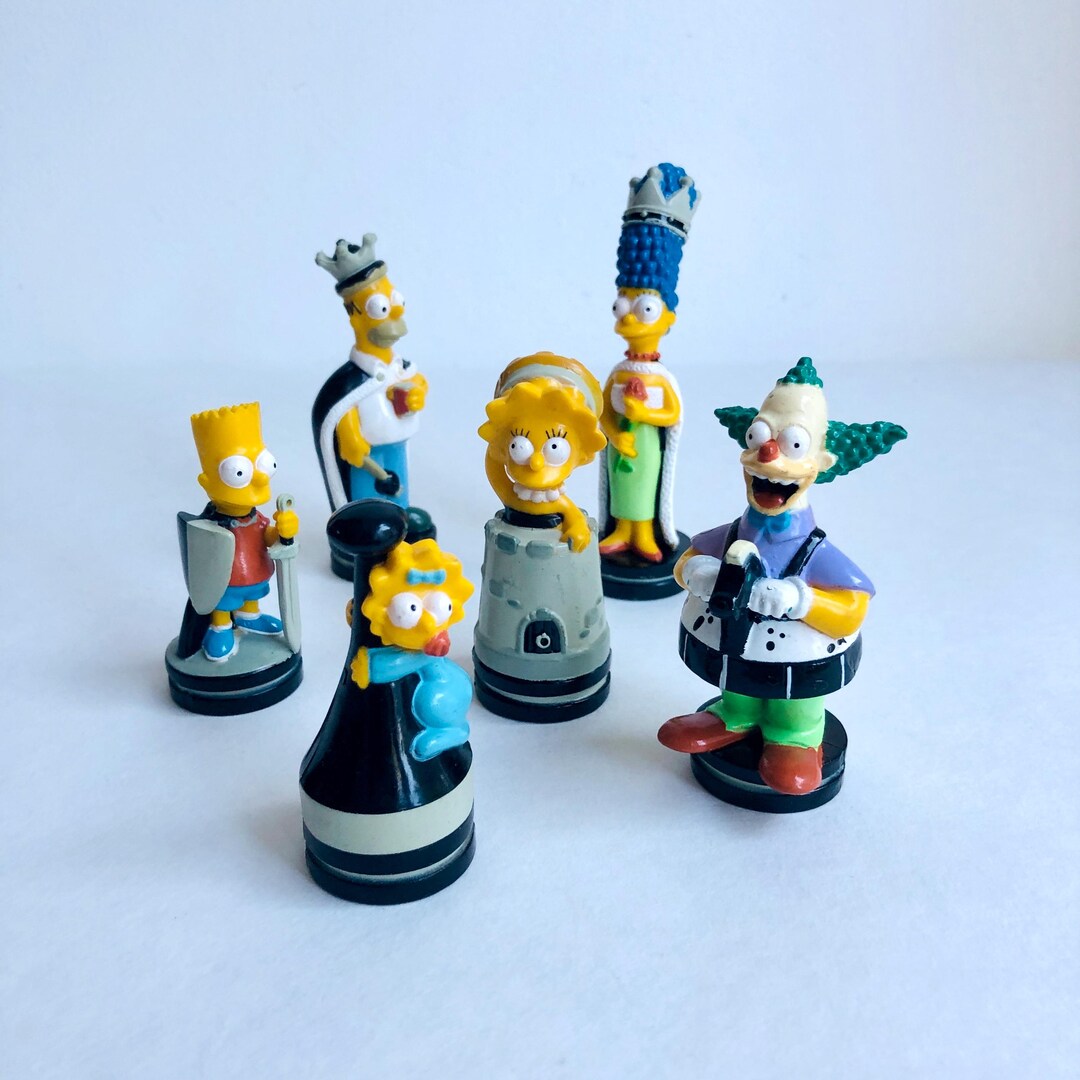 32 Vintage the Simpsons Chess Pieces, 3D Chess Game - Etsy Australia