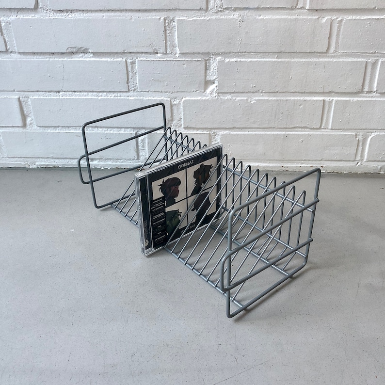 Vintage CD Shelf CD Stand Shelf 80s CD Frame Metal Vintage - Etsy