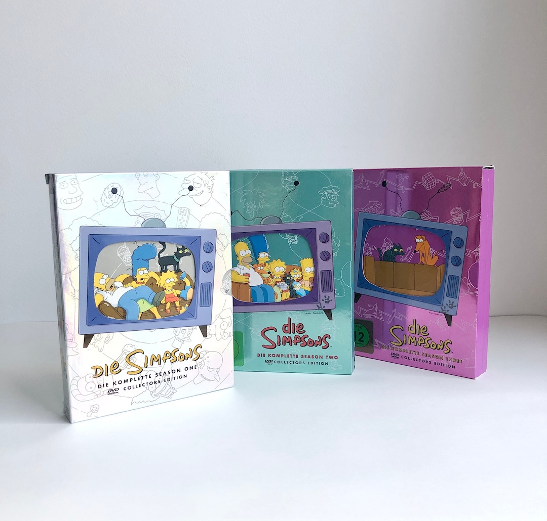 The Simpsons DVD Season 1-3, Season 1-3, Collectors Edition, Video ...