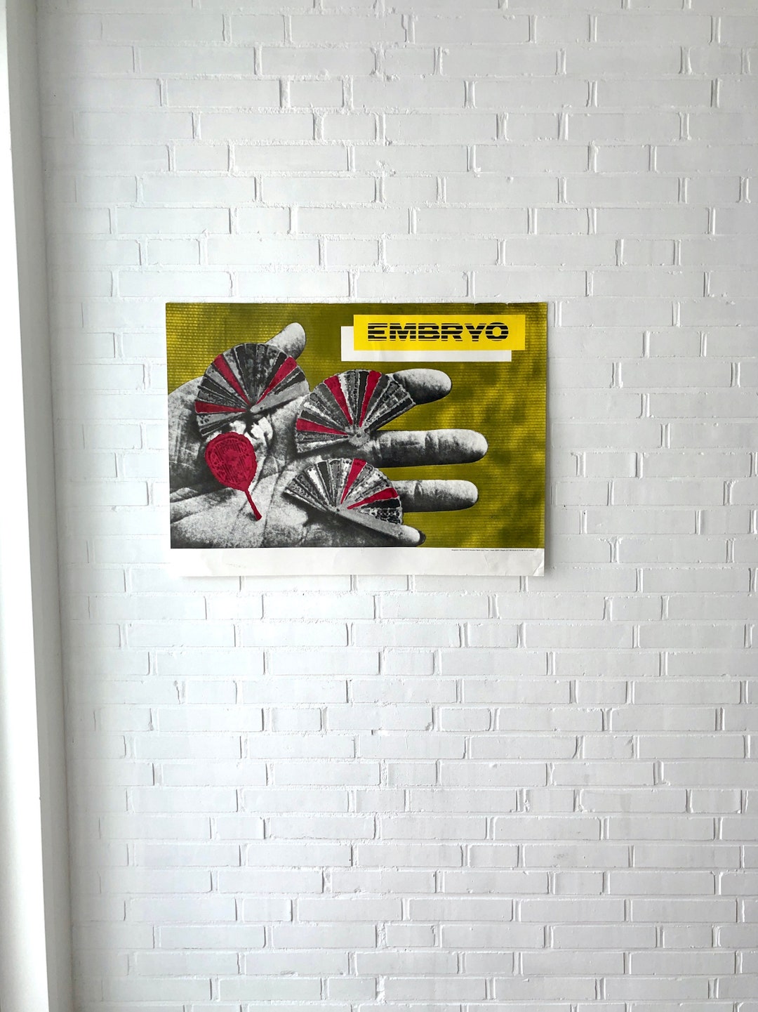 Vintage Concert Poster EMBRYO Jazzrock Concert Poster Tour Poster Tour ...