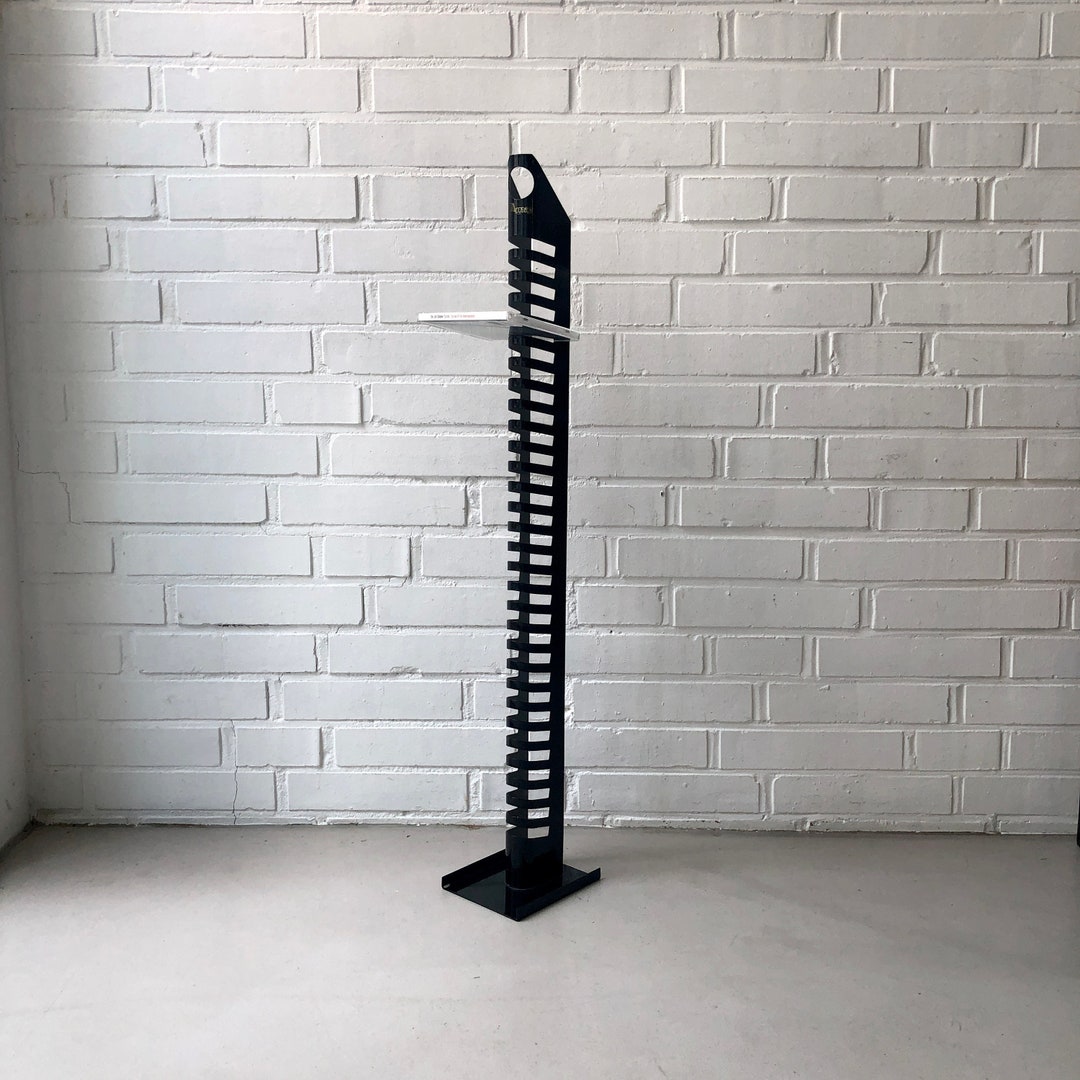 Vintage CD Stand, CD Tower hama, CD Shelf Black Metal - Etsy