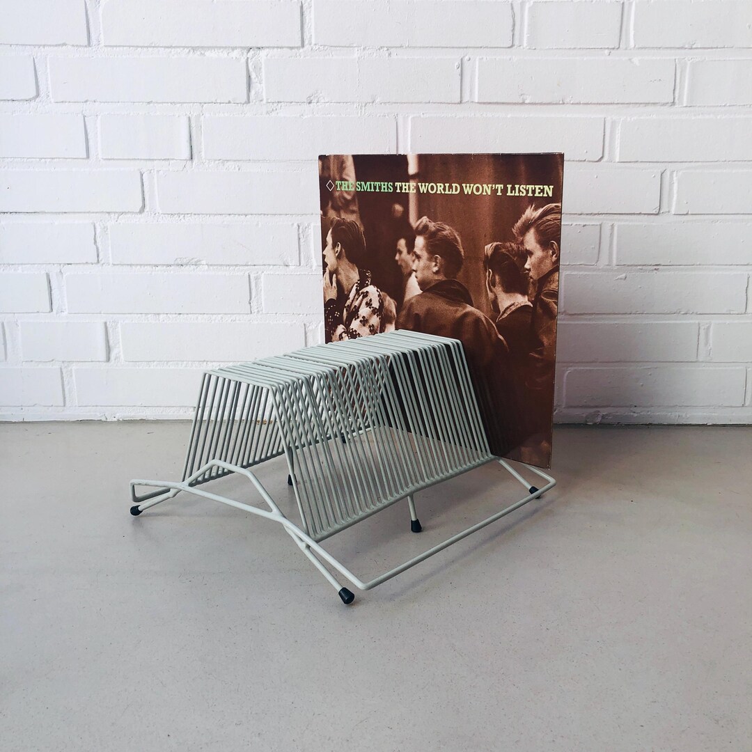 70s Single Record Stand, LP Stand, 10 Inch Stand, String Grey - Etsy