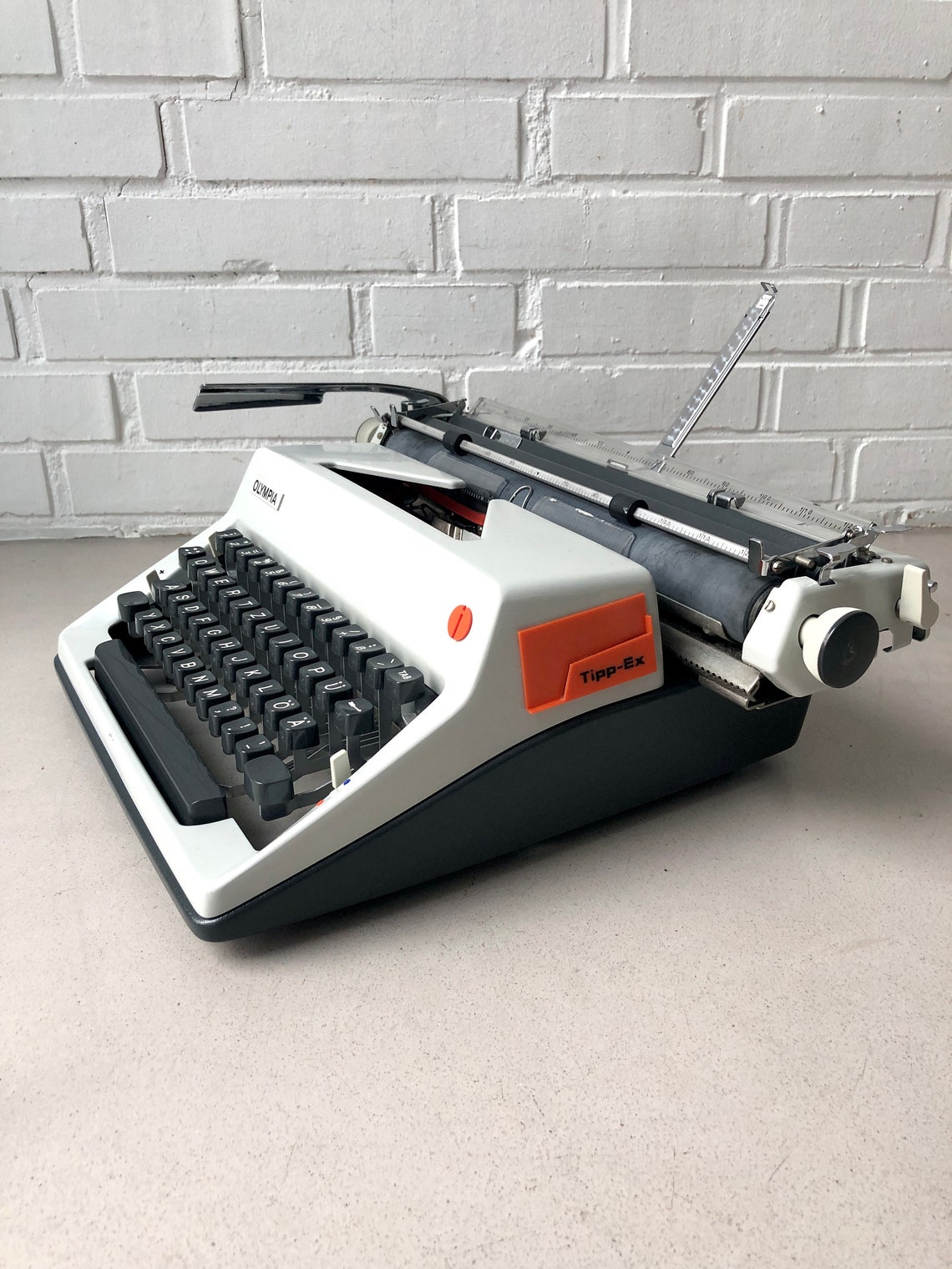 Vintage Typewriter, Olympia Wilhelmshaven, Portable Typewriter With ...