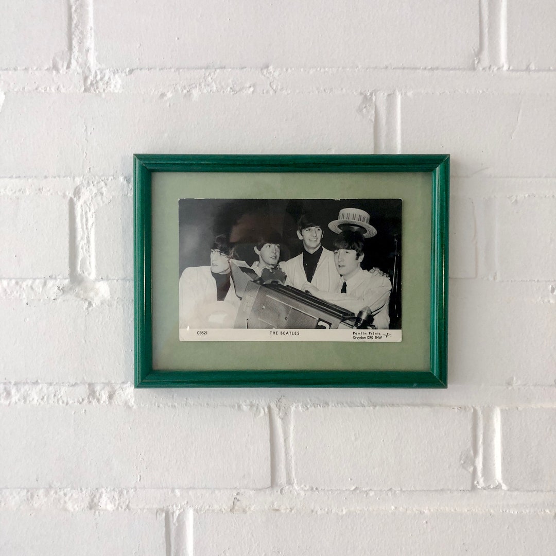 Vintage Postcard, the Beatles, 60s, C8521, Pamlin Prints, B/w, John ...