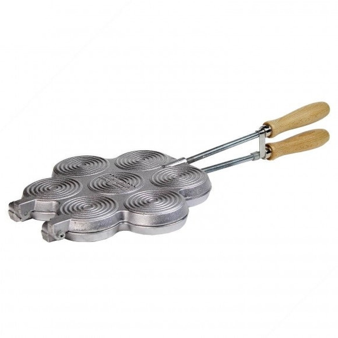 La Tigella tigelliera 7 Places in Aluminum Mignon-small Tigellas 7 Cm Ø ...