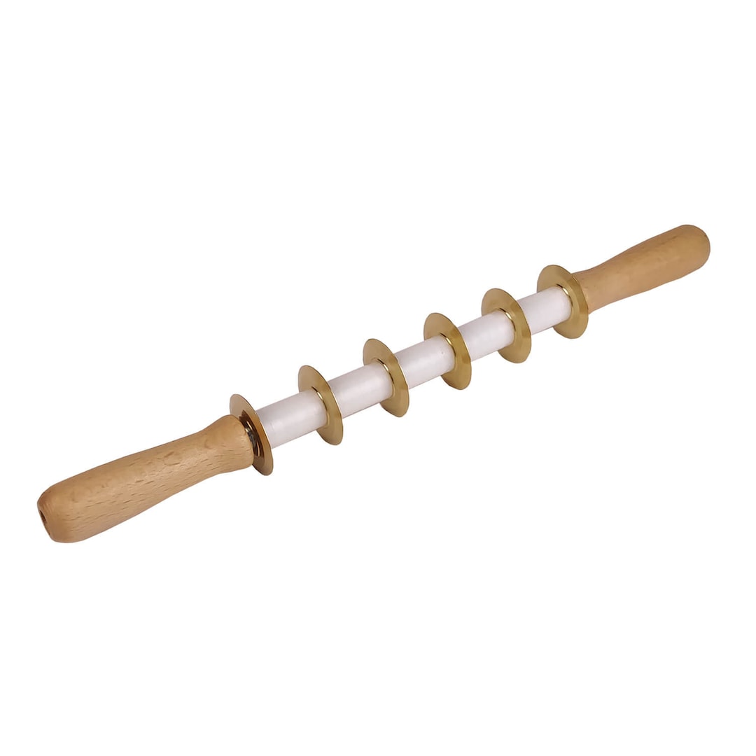 PASTA CUTTER ROLLING Pin With Smooth Brass Blades, Filled Pasta ...