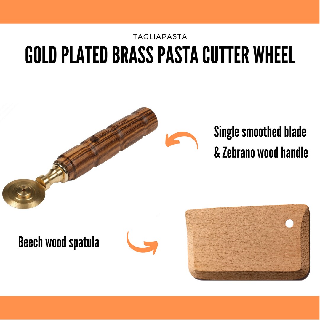 Brass Pasta Cutter Wheel Ø38mm Gold Plated Single Smooth - Etsy