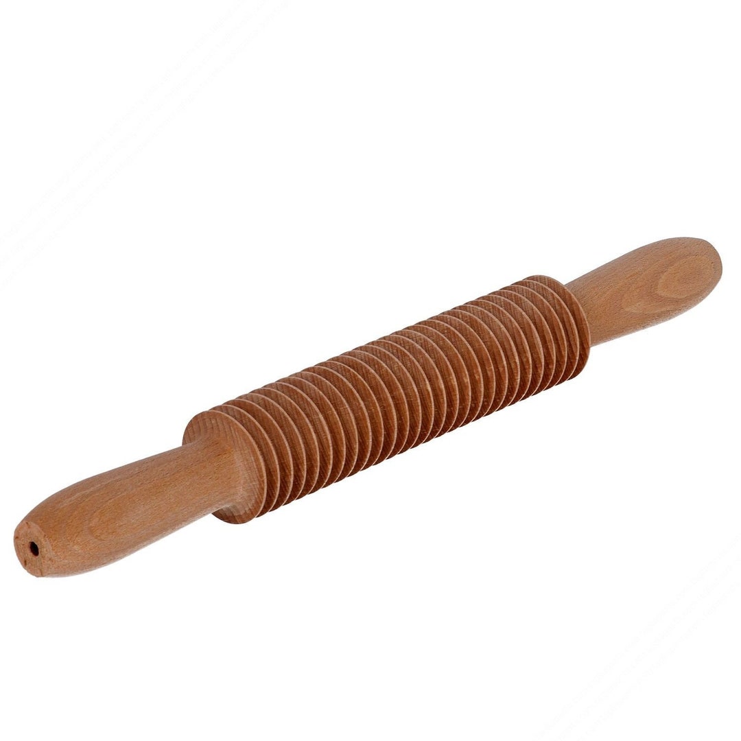 Cutter Rolling Pin in Beech Wood Perfect for Tagliolini - Italian ...