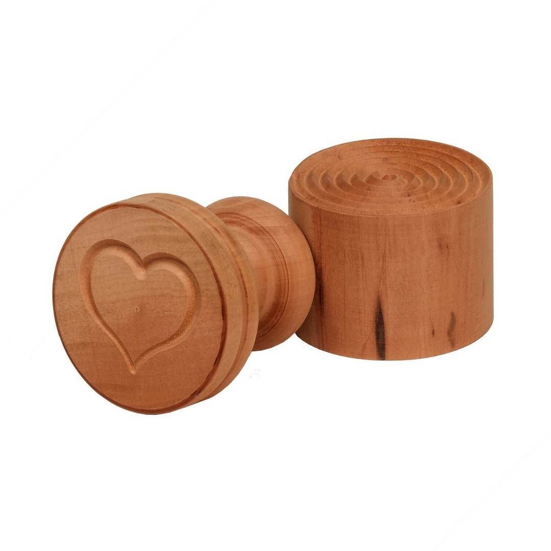 Pasta Stamp Heart-shaped for Making Ligurian Corzetti - Mold Perfect ...