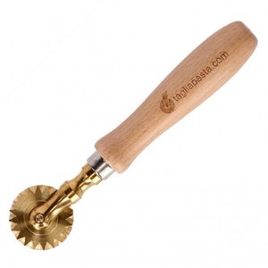 Brass Pasta Cutter Wheel COMPLETE Kit - 6 Items, Different Blades, for ...