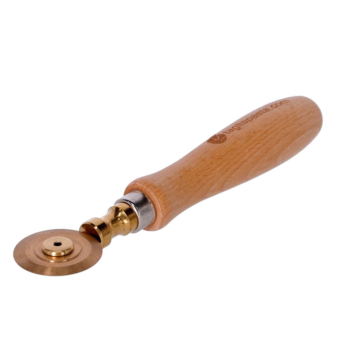 Brass Pasta Cutter Wheel - Single Smooth Blade - Cutting Ravioli ...