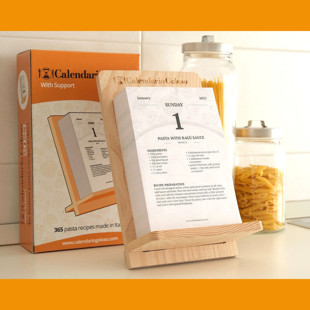 Calendar 2023 / Cookbook in English With 365 Italian Pasta - Etsy