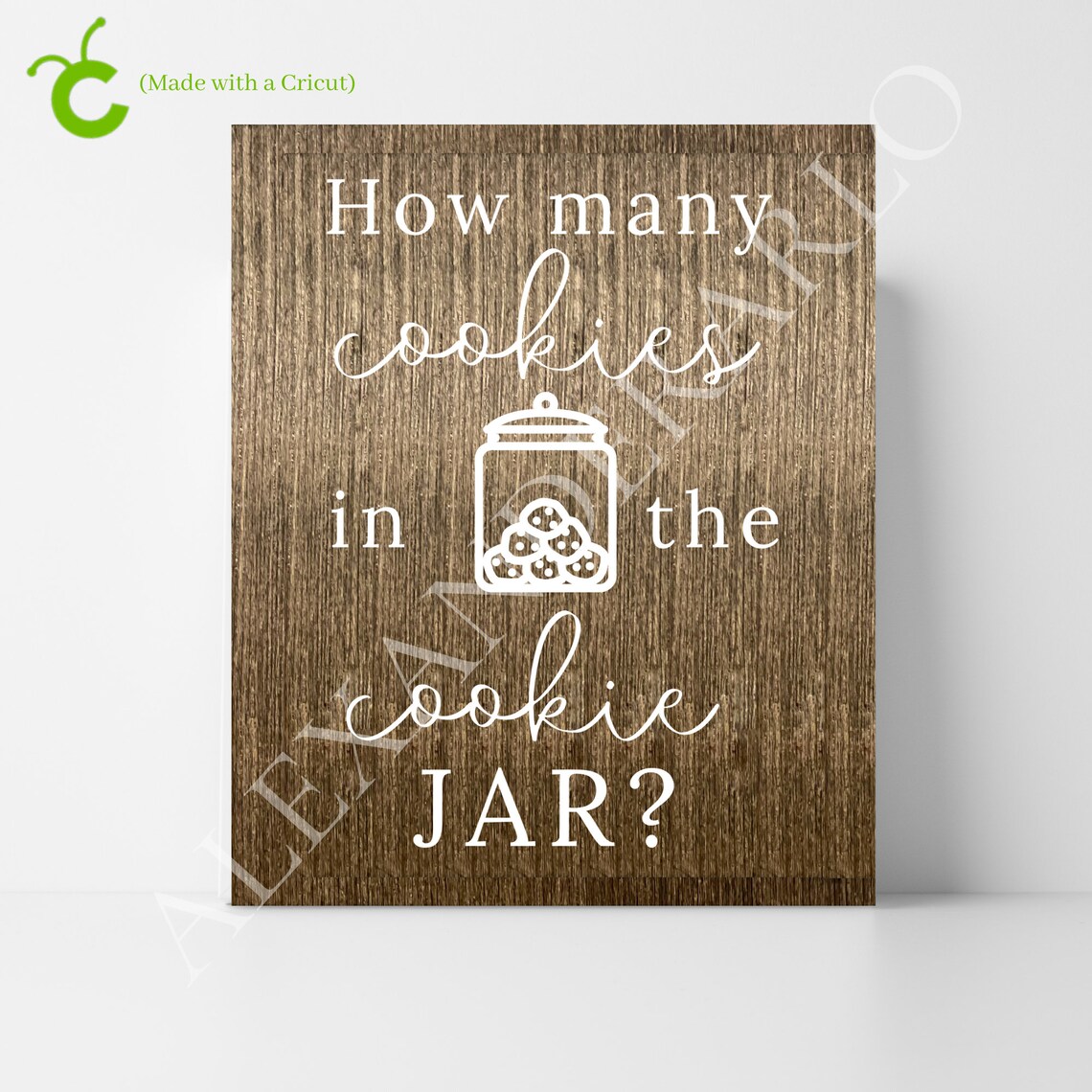 Brown How Many Cookies in the Cookie Jar // Digital Download - Etsy