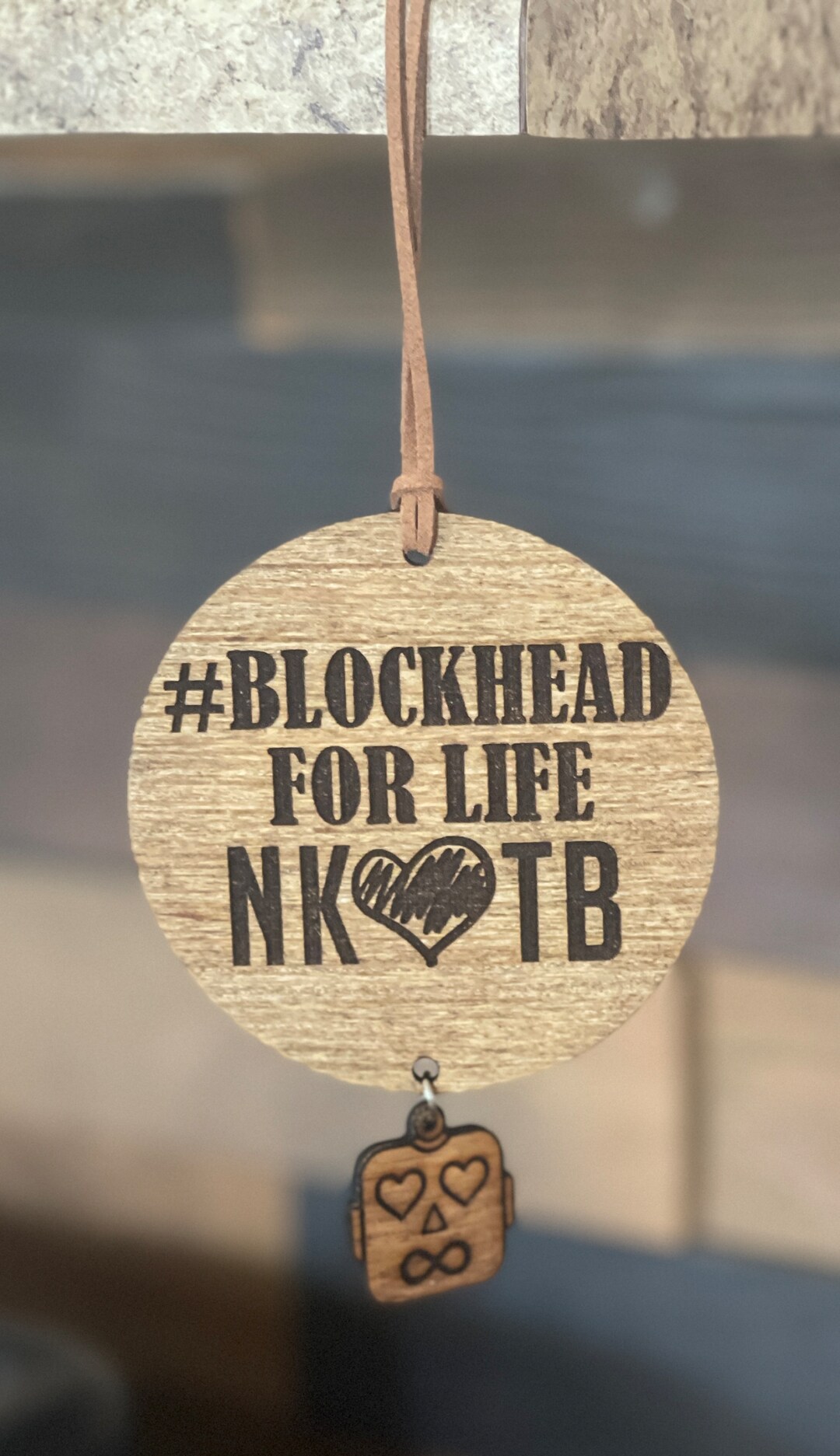 Nkotb New Kids on the Block Car Charm Blockhead for Life - Etsy