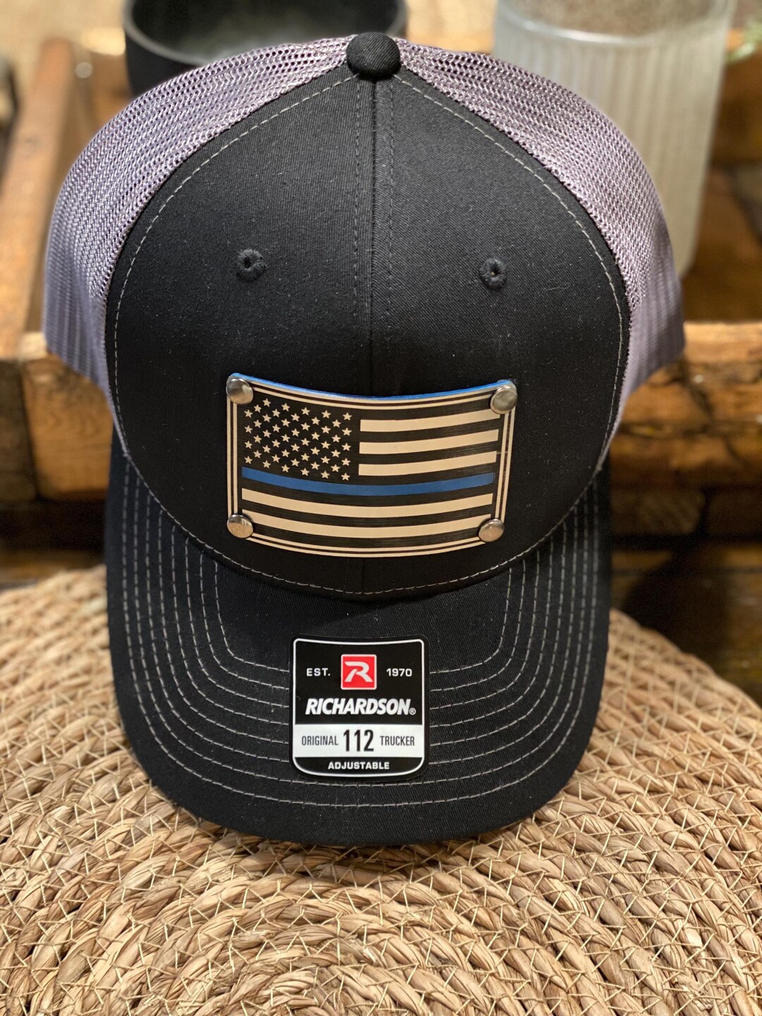The Thin Blue Line Hat - Etsy