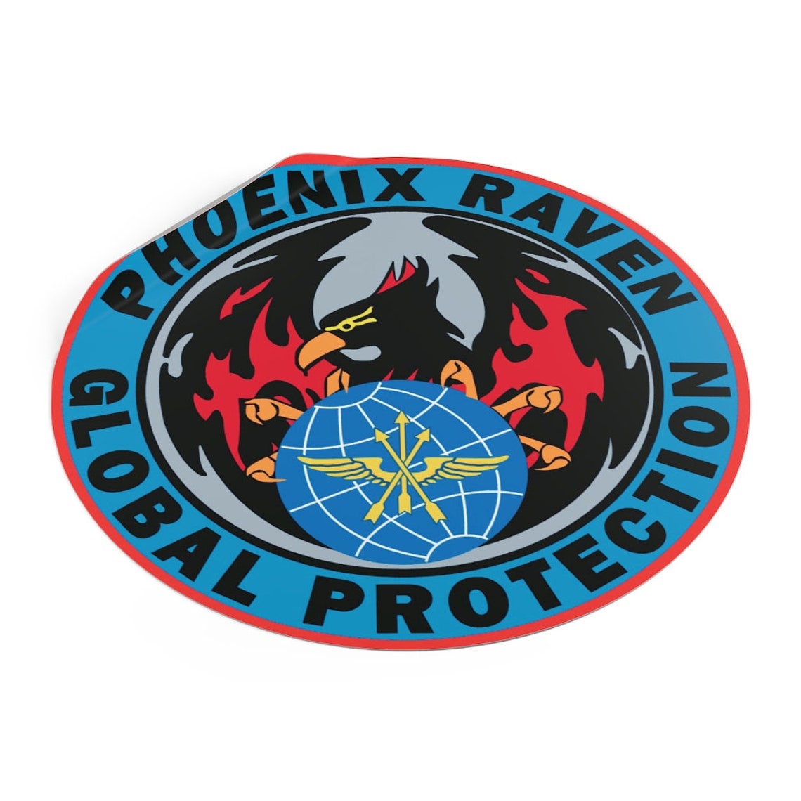 USAF Phoenix Raven Vinyl Decal - Etsy