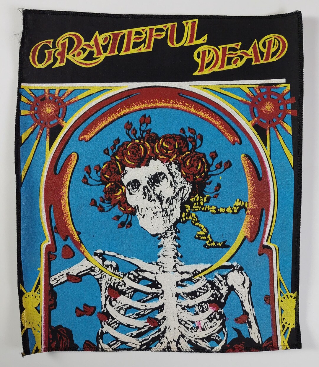 The GRATEFUL DEAD Vintage 70s Backpatch Original Patch Old School ...