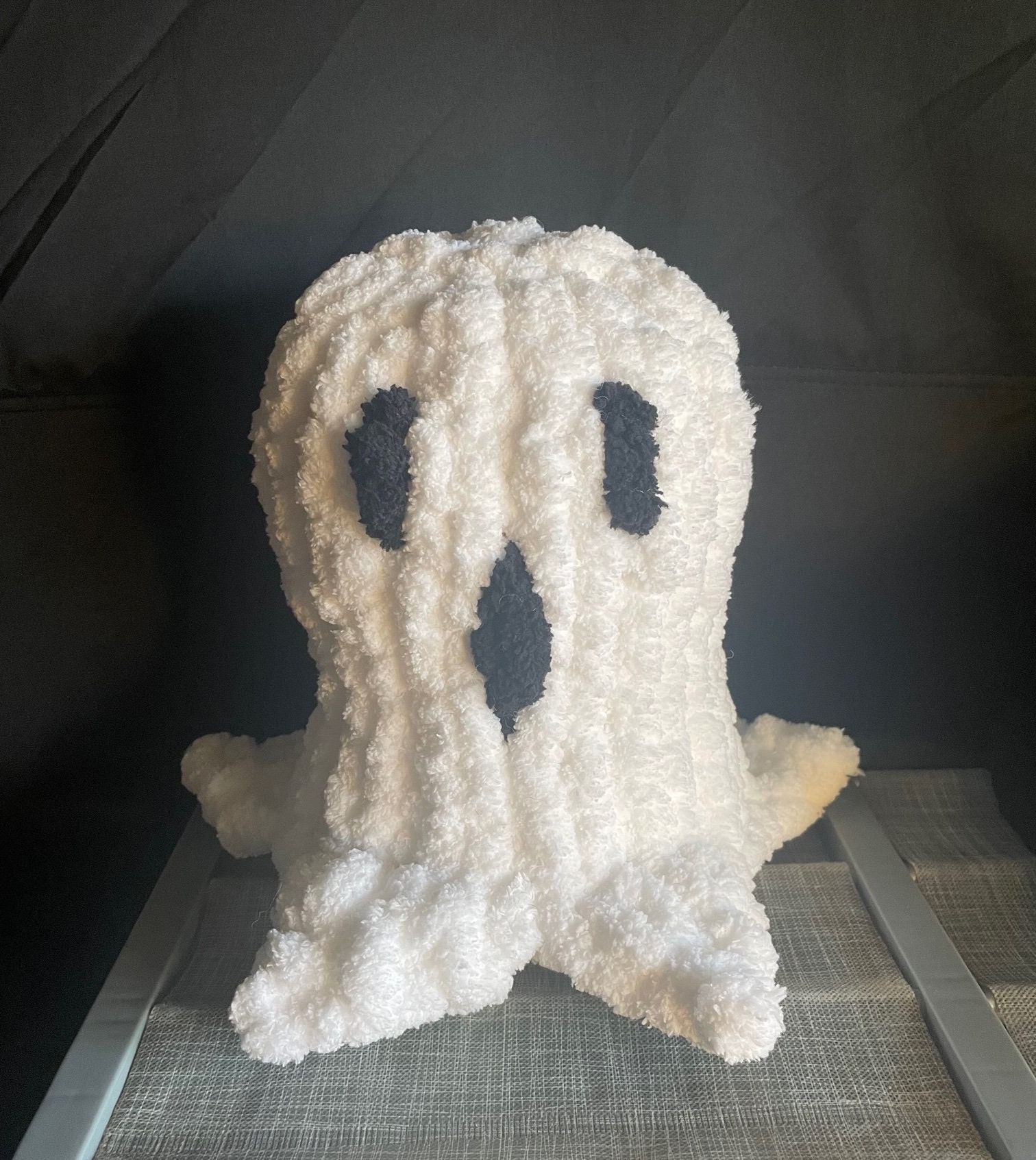 Chunky Knit Ghost Plushie - Etsy