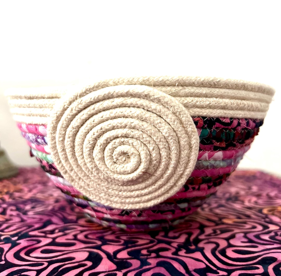 Pink Batik Bowl - Etsy