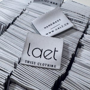Woven Labels for Clothing, Woven Neck Label, Woven Label Custom, Woven ...