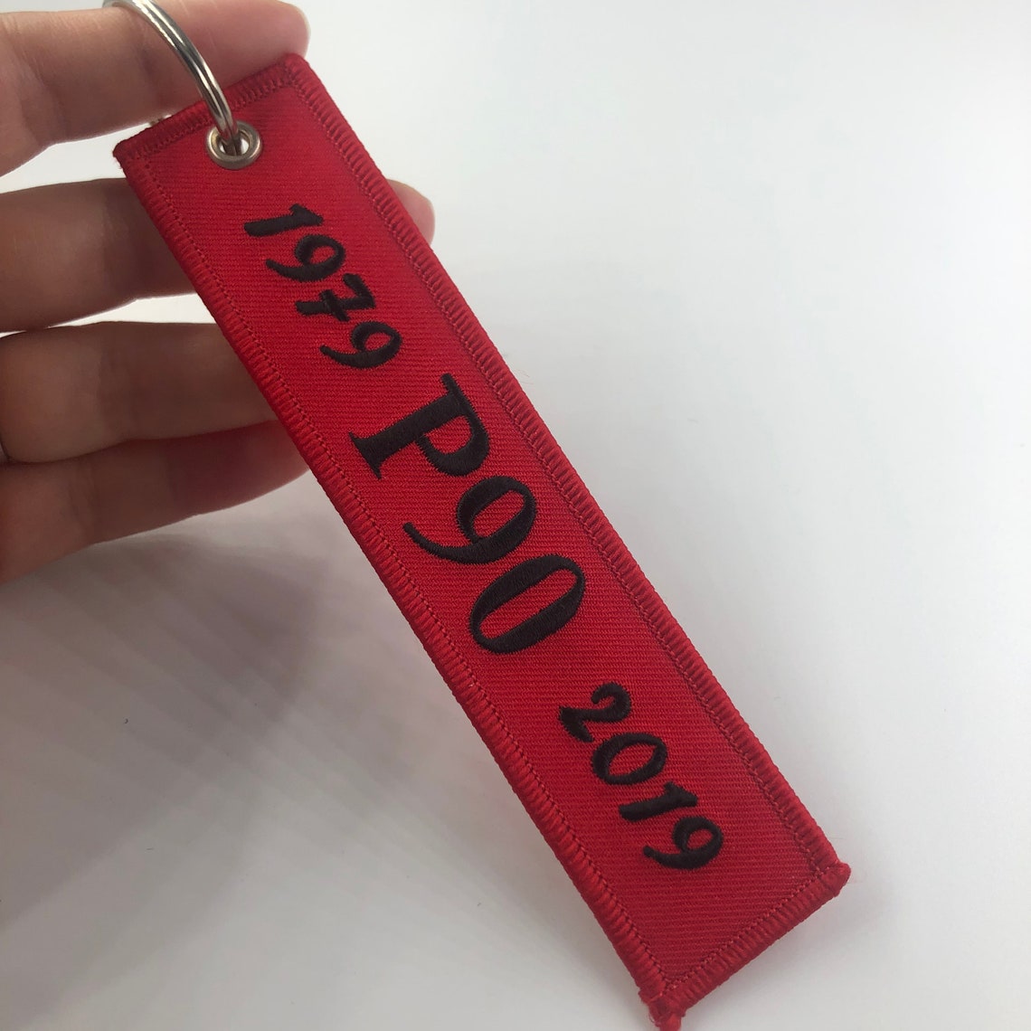 Custom Keychain Remove Before Flight Key Ring Embroidered - Etsy