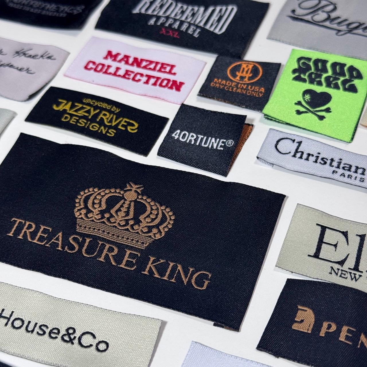 Woven Labels for Clothing, Woven Neck Label, Woven Label Custom, Woven ...