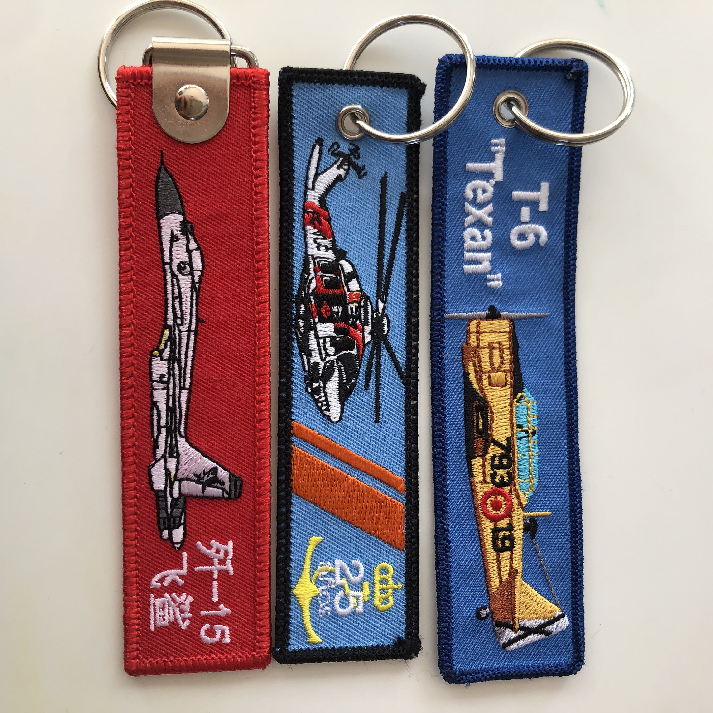 Custom Embroidery Key Tag | Custom Jet Tag | Sports Team Keychain ...