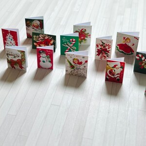 Dollhouse Miniature Vintage Christmas Cards - MEGA PACK (14 Cards) - Etsy