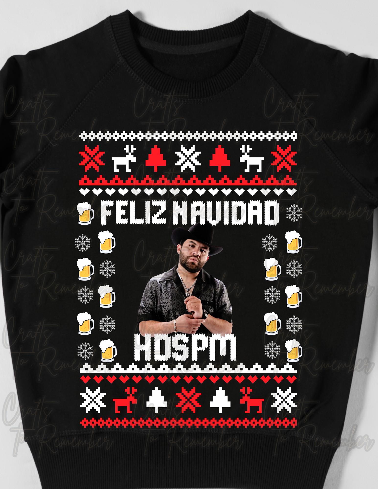 Feliz Navidad Hdspm. Luis R C0nriquez. Png File Only. Ugly Christmas ...