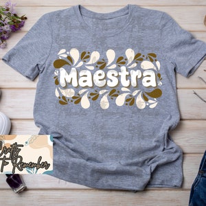 Maestra Hispana PNG - Etsy
